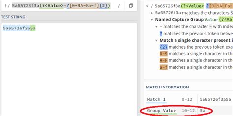 read actuator regex help
