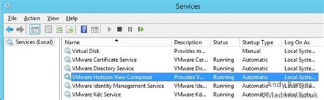 horizon view 6 0 part 2 installing horizon view composer vmadmin