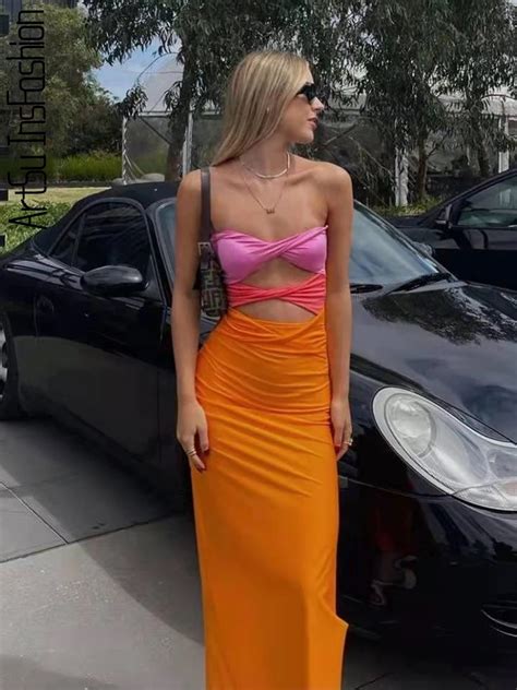 Vestido Bodycon Sem Al As Vestido Longo Cortado Fora Do Ombro Vestidos