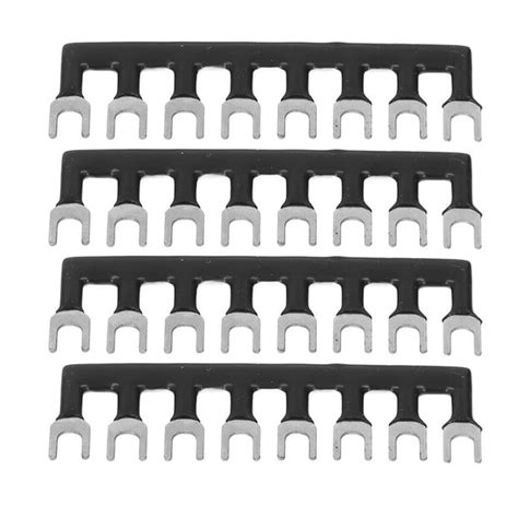 Fork Type Terminal Stripe Brass 8 Positions 400v Barrier Strip