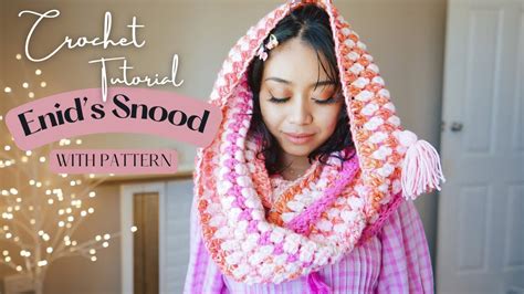 🌸easy Enids Snood Wednesday Addams 🖤series Inspired Chunky Scarf