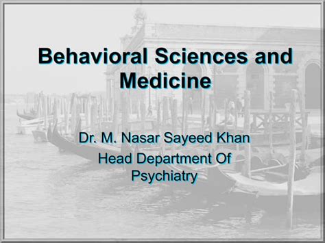 Introduction To Behavioural Sciences Ppt