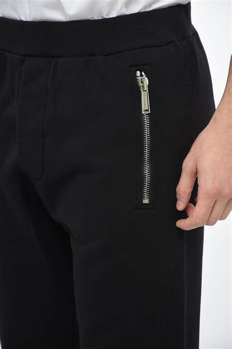 Dsquared2 Fleeced Joggers With Embossed Logo Men Glamood Outlet