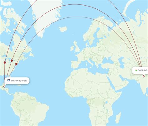 Flights From Belize City To Delhi Bze To Del Airlines And Best Routes