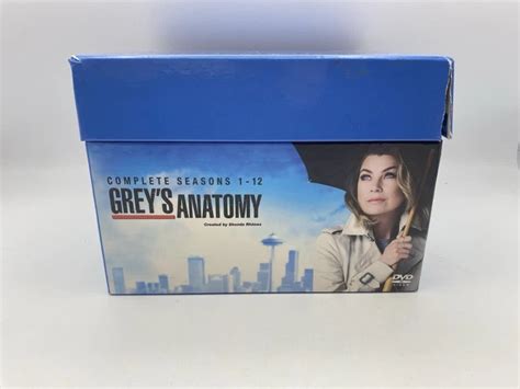 Greys Anatomy Complete Series 1 12 Dvd Box Set Uk Region 2 Dvd £2667