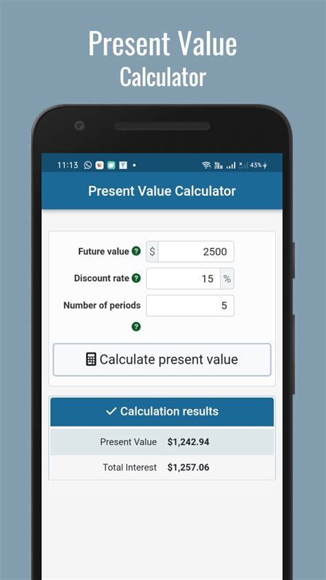 Present Value Calculator App On Amazon Appstore
