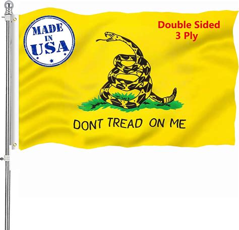 Buy Double Sided Gadsden Dont Tread On Me Flag 3x5 Outdoor Heavy Duty