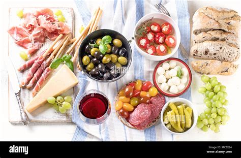 Typical Italian Antipasto Mixed Antipasto Platter Traditional Italian