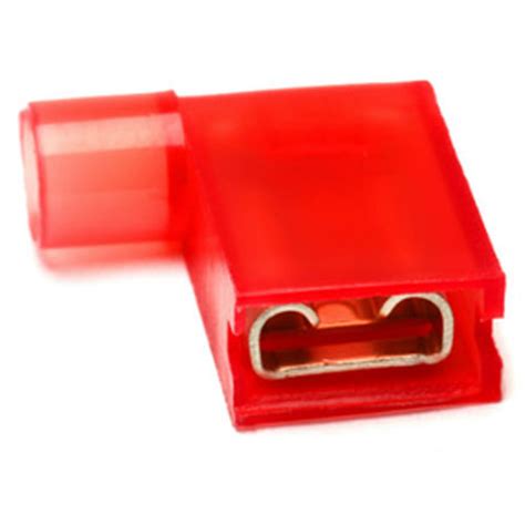 6 3mm Nylon Insulated Flag Terminals Red Bolt Worldbolt World