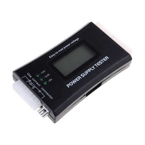 Easy To Use Computer Power Supply Tester With Clear LCD Display No Battery Needed Walmart Com