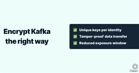 Apache Kafka Needs Encryption Encrypt It The Right Way