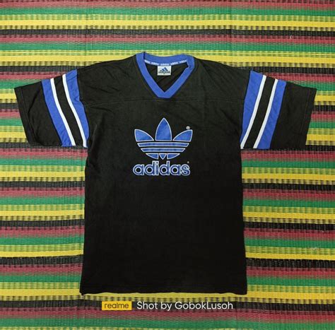 Vintage Adidas Trifoil Big Logo Mens Fashion Tops And Sets Tshirts