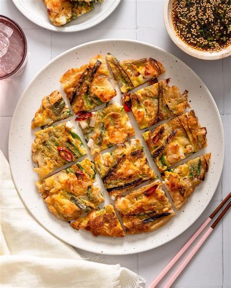 Korean Seafood Pancake Haemul Pajeon Takes Two Eggs
