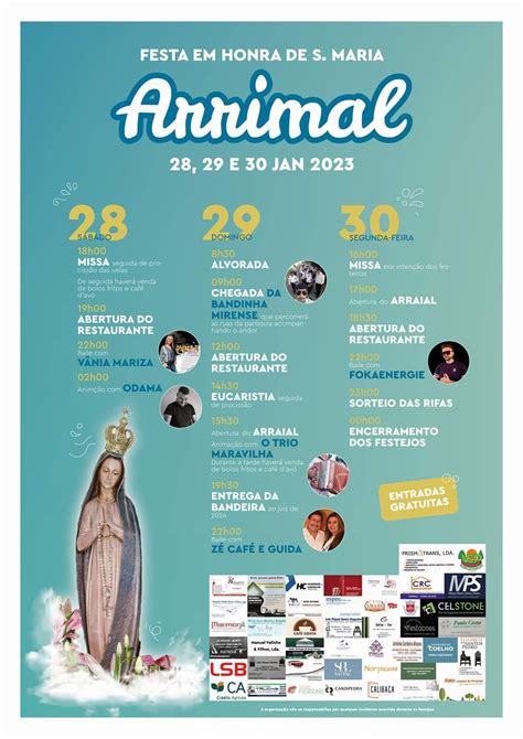 Festa Em Honra De Santa Maria Região De Leiria