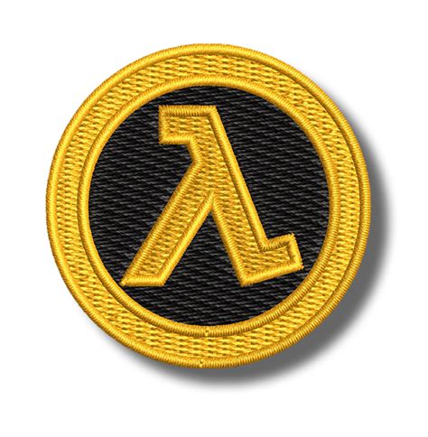 Half Life Lambda Embroidered Patch 5x5 Cm Patch