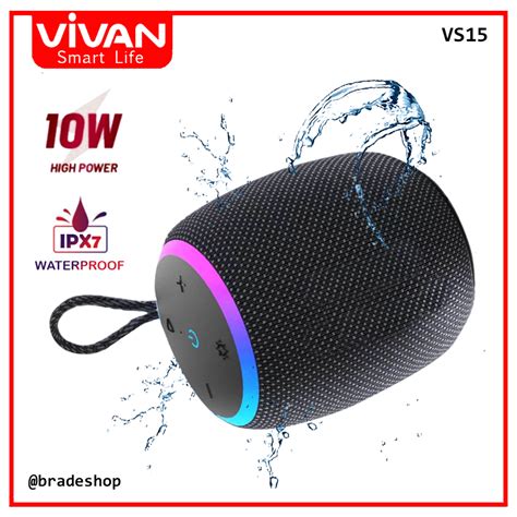 Jual Speaker Tws Bluetooth Vivan Vs15 Sound 360 Derajat Waterproof Ipx7