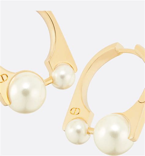 Boucles Doreilles Small Dior Tribales New Look Métal Finition Dorée Et