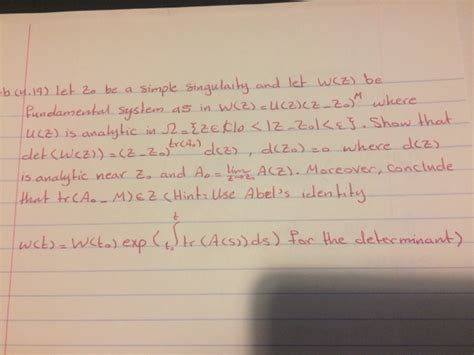 Let Zo Be A Simple Singularity And Let Wz Be