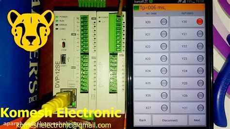 Android App For Delta Plc DVP12SE In Modbus Tcp Programming