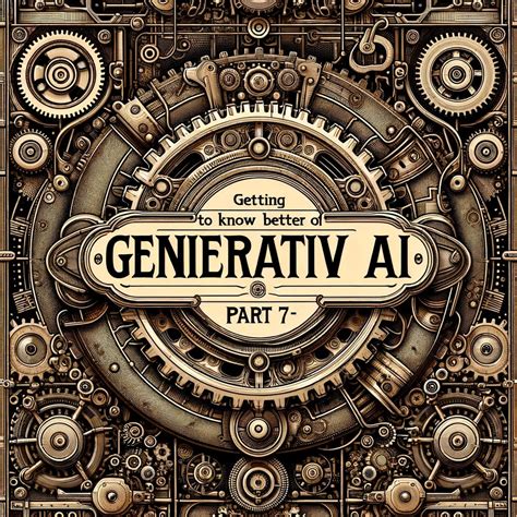 Getting To Know Better One Form Of Ai Part 7— Generative Ai By