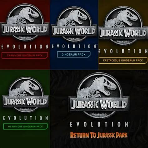 Jurassic World Evolution All Expansion Packs Dlcs In Variations Pc