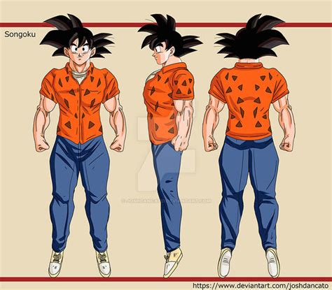 Goku Driver Model Sheet By Joshdancato On Deviantart