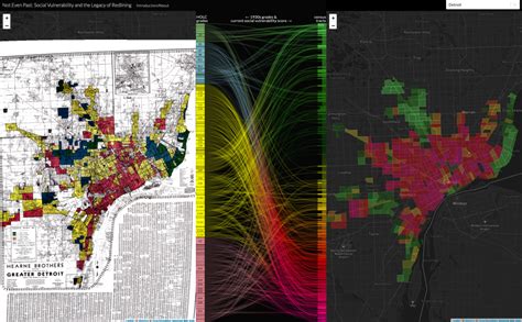 Map Redlining Compared To Social Vulnerability In Detroit Detroitography