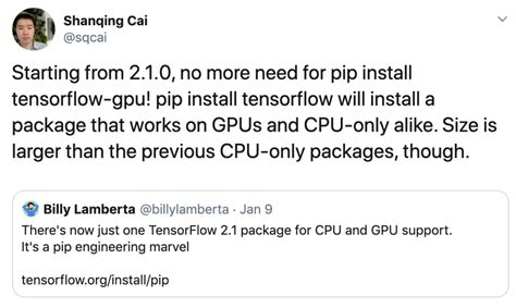 TensorFlow 2 1 0 来了重大更新与改进了解一下 腾讯云开发者社区 腾讯云