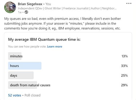 brian siegelwax on linkedin shotgun quantum computing
