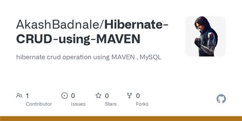 github akashbadnale hibernate crud using maven hibernate crud