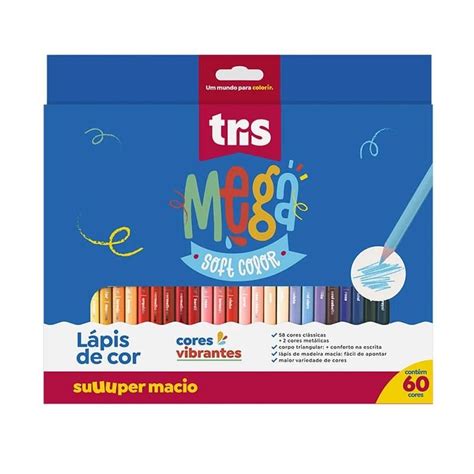 Lápis De Cor Tris Vibes Cores Cores Vibrantes Rema Livraria Evangélica