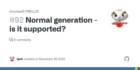 Normal Generation Is It Supported Issue Microsoft TRELLIS GitHub