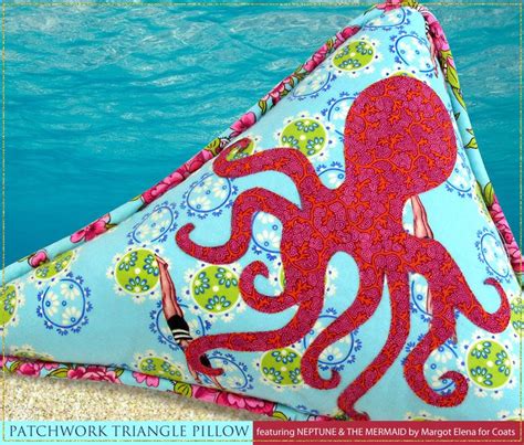 Patchwork Triangle With Octo Appliqué Starfish Pal Animal Quilts