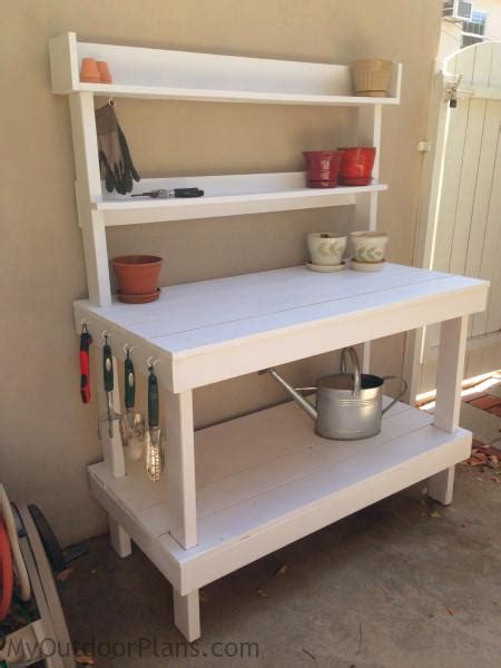 Diy Potting Bench Myoutdoorplans