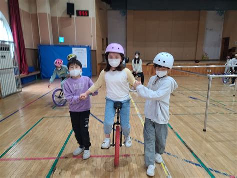4학년 외발자전거 교과수업 2023 04 26 남동초등학교 키 성장 외발자전거 김포시 남양주시 교육관 010