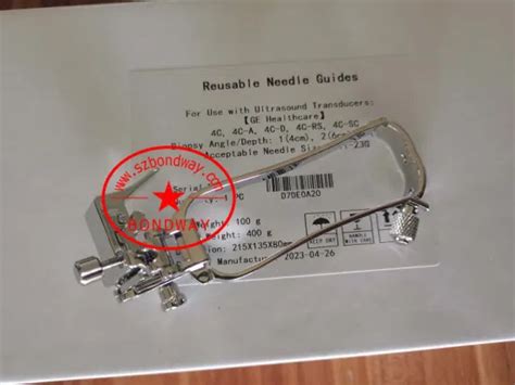 Wisonic Reusable Biopsy Needle Bracket For Curved Array Ultrasound Transducer C5 1 C5 2 C7 3