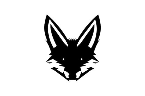 Premium Vector Bat Eared Fox Icon