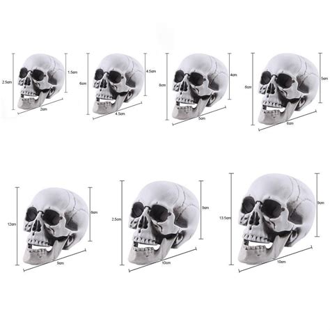 Halloween Decorations Artificial Skull Head Model Vicedeal