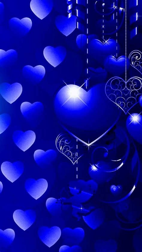 Blue And Purple Hearts Wallpapers Top Free Blue And Purple Hearts