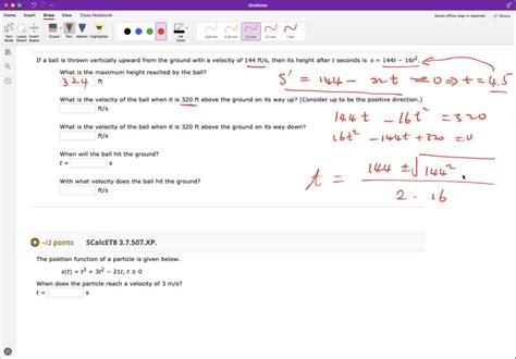 Solved If A Ball Is Thrown Vertically Upward From The Ground With A