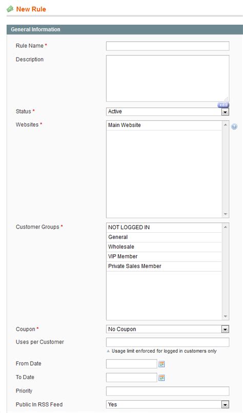 How To Use Magento Shopping Cart Price Rules