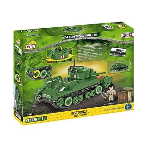 COBI 2521 SMALL ARMY II WW Infantry Tank Mk III Valentine Legenio