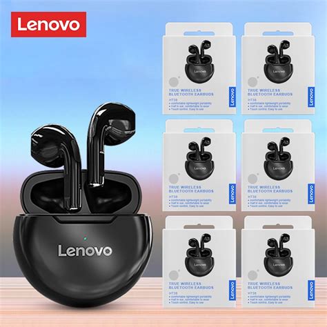 Lenovo HT38 หูฟังบลูทูธไร้สาย TWS ลดเสียงรบกวน กันน้ํา ควบคุมแบบสัมผัส ...