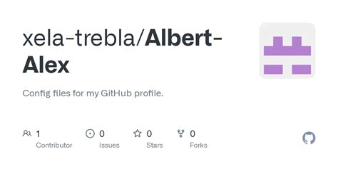 Github Xela Trebla Albert Alex Config Files For My Github Profile