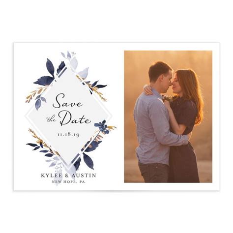 Save The Date Cards Elli Wedding Invitation Card Design Wedding