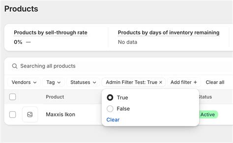 Admin Filtering Of Products By App Controlled Metafield Does Not Work Products And Orders Apis