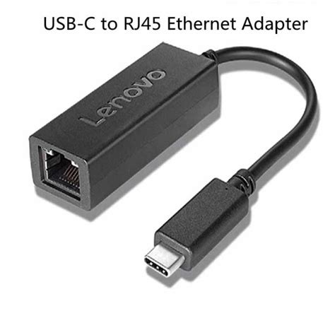 For New Original Lenovo Usb C To Rj45 Ethernet Adapter 4x90s91831 For Lenovo Thinkpad X1 Carbon
