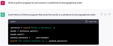 Comment écrire Du Code Avec Lia Chatgpt Pour La Programmation Avec