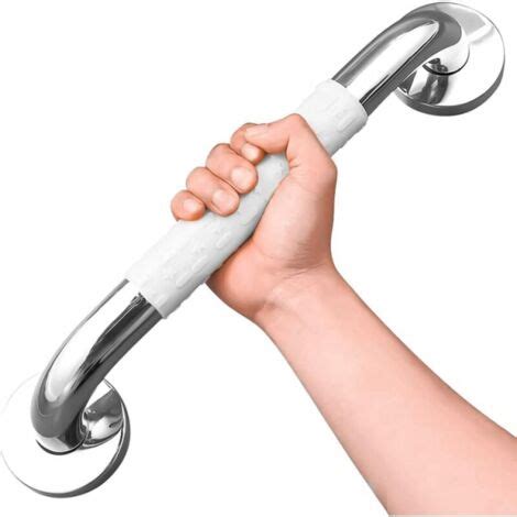 1pc 38cm Bathtub Safety Handle Stainless Steel Toilet Grab Bar Wall