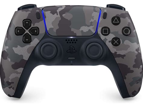 Playstation 5 Dualsense Kontroller Grey Camo Tillbehör Till